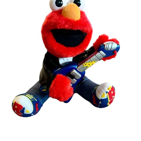 Fisher-Price | Toys | Sesame Street Elmo Rocker Plush Toy Guitar ...